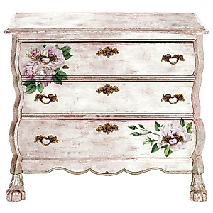 Redesign Decor Transfers - Delicate Roses - 3 Sheets, 6"x12"