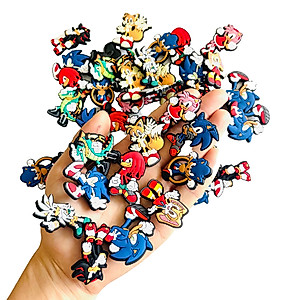 Shoe Charms for Kids Girls Teens, Kawaii Charms for Clog Sandals Bracelets Decoration Party FavorShoe Charms for Kids Girls Teens, Plastic, stabilized turquoise