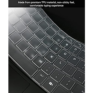 Keyboard Cover Skin for Dell Alienware m17 R5, Alienware m15 R7, Alienware M16 R1, Alienware x15 R1 R2 15.6" & x17 R1 R2 17.3", Alienware m15 R5 R6 R7 15.6", Dell G16 7630 7620 Gaming Laptop, TPU