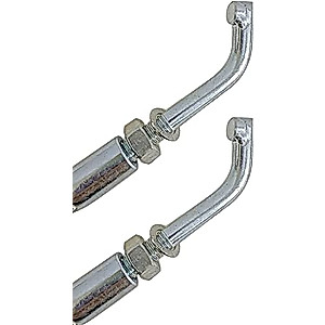 BHRUSO Replace Ice Scratchers Kit.ICE SCRATCHERS WITH CARBIDE TIPS SNOWMOBILE REVERSE COMPATIBLE SNOW MODEL FIT (1PAIR)