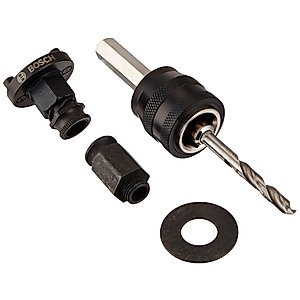 BOSCH PCM12AN 3 PC Universal Quick Change Mandrel Kit Black, 1/2 Inch
