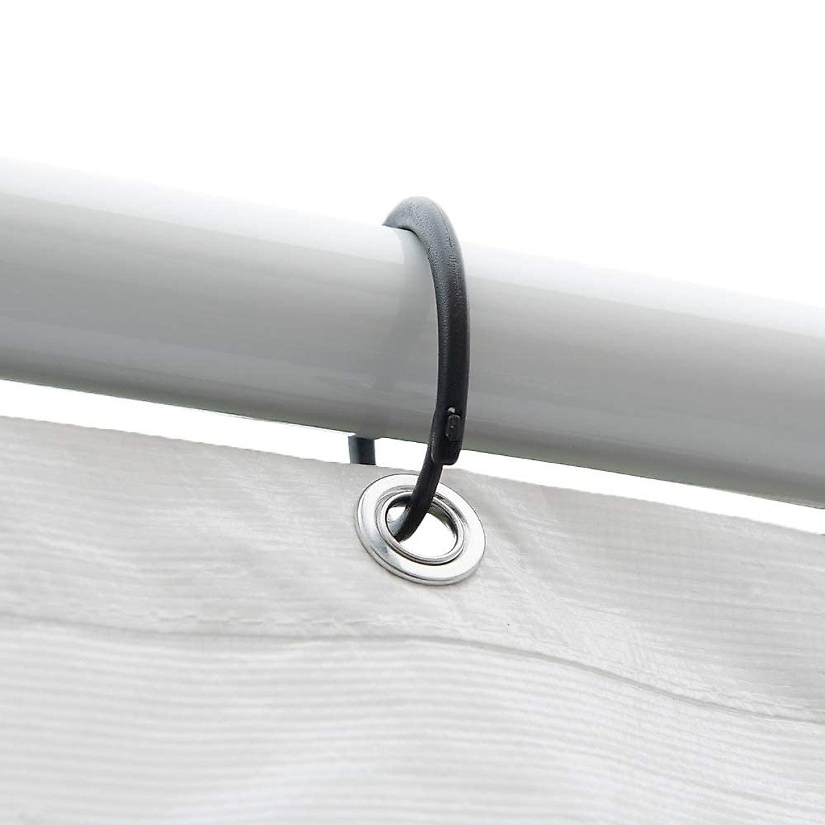 Abba Patio Replacement SideWall Cover for 10 x 20 ft Carport Shelter Garage UV Water Resistant SideWall Tarp with Rings (Frame & Top Cover Not Included), for 6 Legs Carport, White