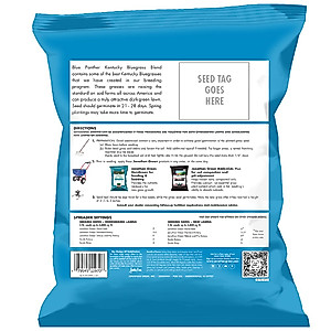 Jonathan Green (11970) Blue Panther Kentucky Bluegrass Grass Seed - Cool Season Lawn Seed (3 lb)