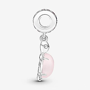 Murano Glass Pink Sea Turtle Dangle Charm 925 Sterling Silver Pendant,Girl Jewelry Beads Gifts for Women Bracelet&Necklace A0043-2