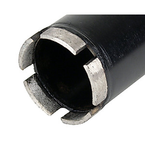 Steel Dragon Tools 3-Piece 1.5-inch to 2.5-inch Dry Diamond Core Drill Bit Kit with Hex SDS Adapters and Case