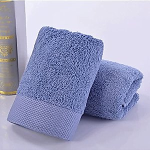 EYHLKM Cotton Absorbent Towel 33 * 34cm Couple Sports Sweat-Absorbing Adult Children's Home (Color : Gray, Size : 33x34cm)