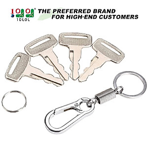 10L0L 4 Pack Ignition Keys for Yamaha G14 G16 G19 G20 G21 G22 G29 Drive Electric Golf Cart, Replace OEM JU2-H2511-00