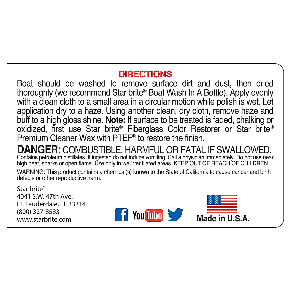 STAR BRITE Presoftened Paste Wax - 14 OZ (082314)