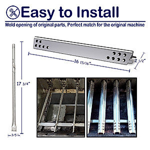 YOUFIRE Heat Plate Shield Burner Tube Grill Replacement Parts for Charbroil 463377319 463376017 463347017 463335517 463342119 463347418 463377017 463342118 463342119 463342119