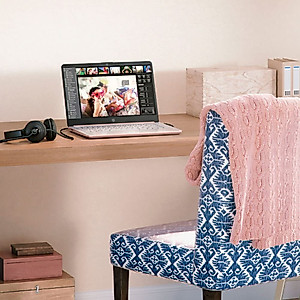 HP 2022 Newest 14 inch HD Laptop Computer, Intel Celeron N4000 up to 2.6 GHz, 4GB DDR4, 64GB eMMC Storage, WiFi, Webcam, HDMI, Bluetooth, 1 Year Microsoft 365,Windows 10 S, Rose Gold +HubxcelCables