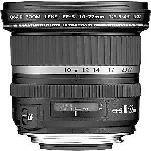 Canon EF-S 10-22mm f/3.5-4.5 USM SLR Lens for EOS Digital SLRs