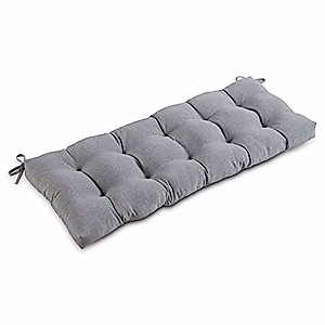 Greendale Home Fashions Outdoor 51x18-inch Bench Cushion, 1 Count (Pack of 1), Cement