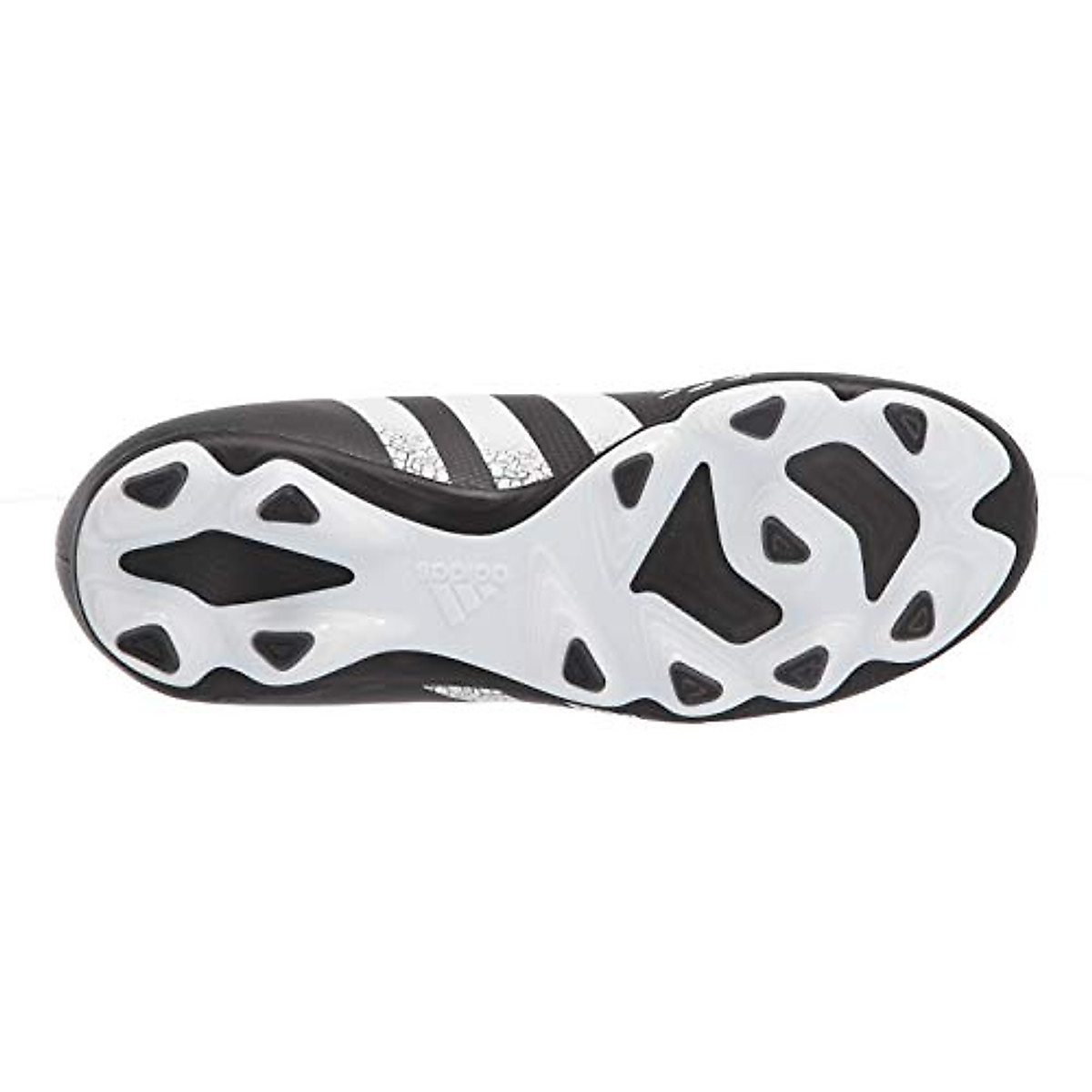 adidas Firm Ground Predator Freak .4 Soccer Shoe (boys) Black/White/Black 6 Big Kid