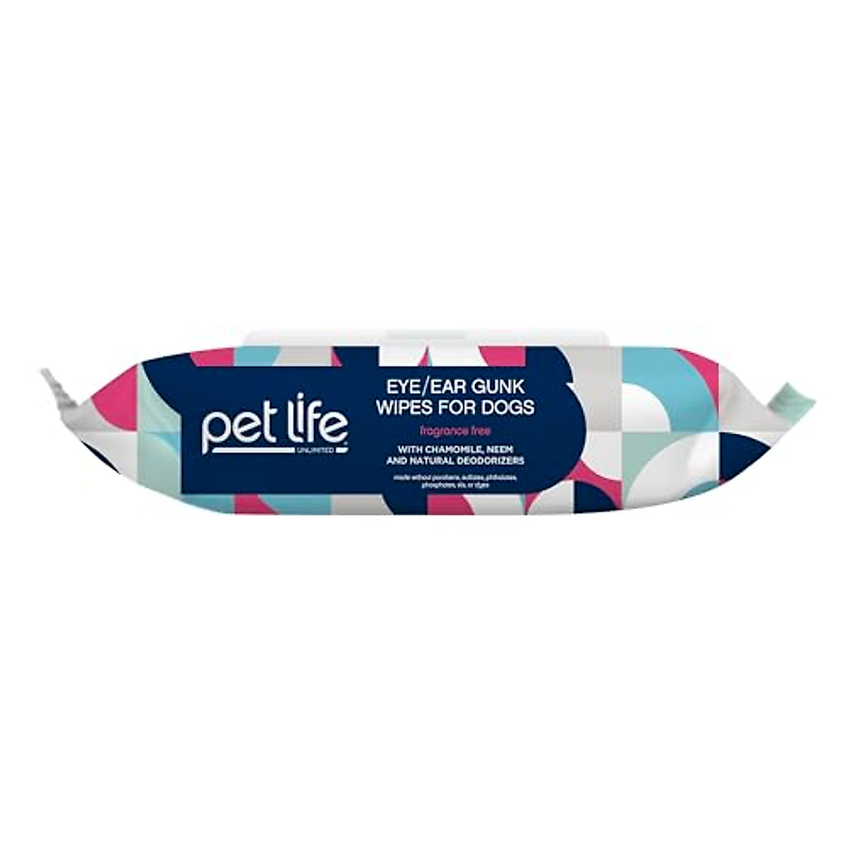 Pet Life Unlimited Dog Ear Wipes, Dog Eye Wipes - Plant-Based Dog Ear Cleaner Wipes with Moisturizing Aloe Leaf & Soothing Chamomile - Fragrance Free Eye and Ear Wipes for Dogs - 30 Count (Pack of 4)