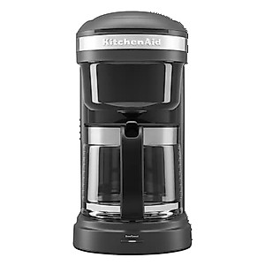 KitchenAid KCM1208DG Drip Spiral Showerhead Coffee Maker, 12 Cup, Matte Grey