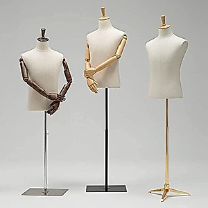 Male Sewing Tailors Dummy Dressmakers Dummies Torso Body Dress Form Height Adjustable Professional Tailors Dummy Arms Male Mannequin