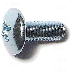 12-24 x 1 Machine Screws/Phillips/Truss Head/Steel/Zinc (Carton: 100 pcs) Made in USA