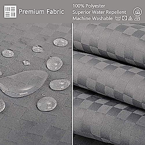 Lagute SnapHook Shower Curtain & 2-Pack Shower Caddy Bundle