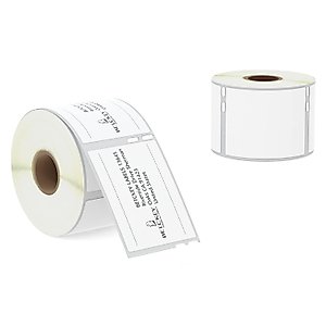 BETCKEY - Compatible DYMO 30324 (2-1/8" x 2-3/4") Multipurpose Labels, Strong Adhesive & Perforated, Compatible with DYMO Labelwriter 450, 4XL, Rollo & Zebra Desktop Printers [2 Rolls/800 Labels]