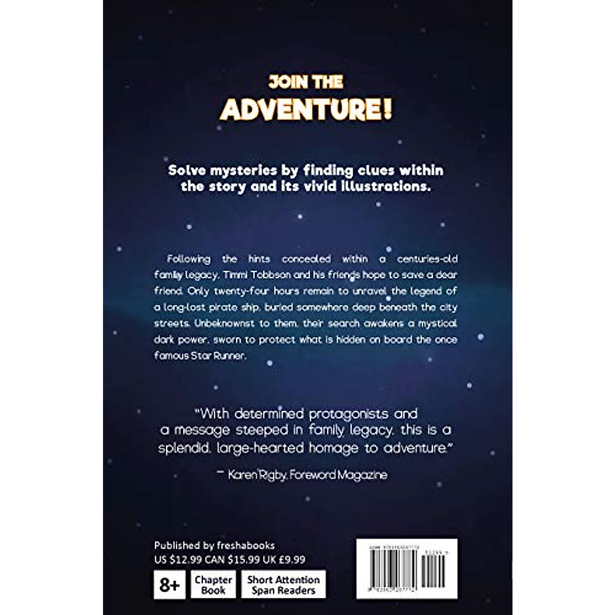 Legend of the Star Runner: A Timmi Tobbson Adventure Book for Boys and Girls (Solve-Them-Yourself Mysteries for Kids 8-12)