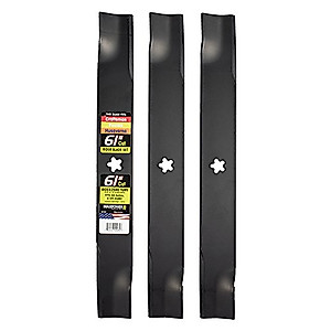 MaxPower 561746 Mower Blades, Replaces OEM no. 539-113312, black