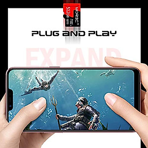 512GB Micro SD Card High Speed SD Card Class 10 Memory Card for Smartphone,Surveillance,Camera,Tablet,Drone/Dash Cam