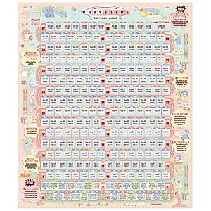 BabySteps Pregnancy Gift Scratch-Off Calendar - 236 Entertaining Facts & Tips