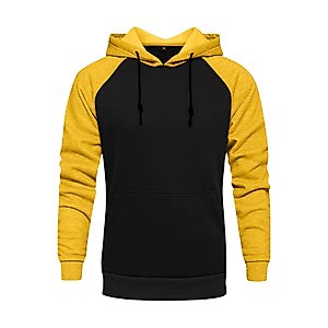 Men Hoodies Fashion, Large White Hoodie for Tie Dye Shorts Cotton Street Man Loose Blank Fleece Sweater Men's Long Sleeve Hoodie Hoodies Guys Brands Grey Mens Zip Up Jacket Hoodie (XXL, Black)
