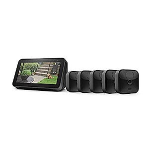 Blink Outdoor (3rd Gen) - 5 camera system bundle with Echo Show 5 (2nd Gen)