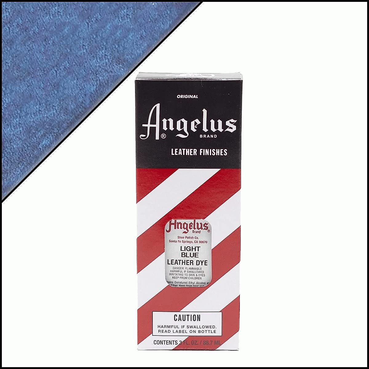 Angelus Leather Dye, 3 oz, Light Blue 3 Fl Oz