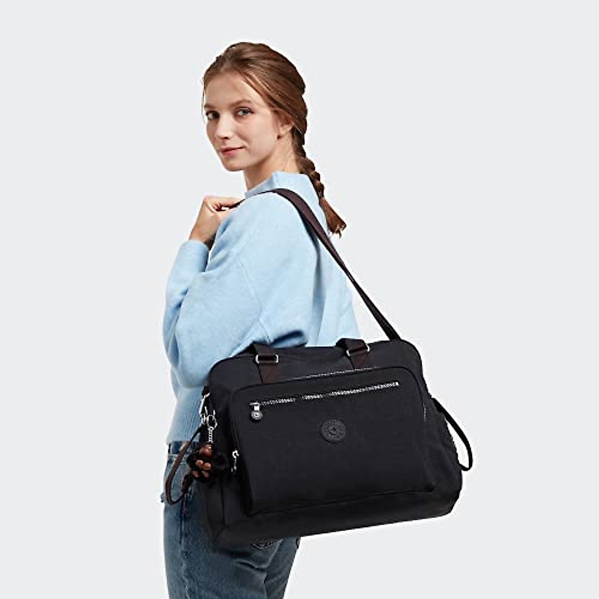 Kipling Alanna Diaper Bag Black Tonal