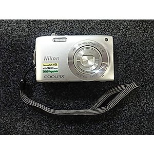 Nikon COOLPIX S3300 16 MP Digital Camera with 6x Zoom NIKKOR Glass Lens and 2.7-inch LCD (Silver) (Discontinued by Manufacturer)