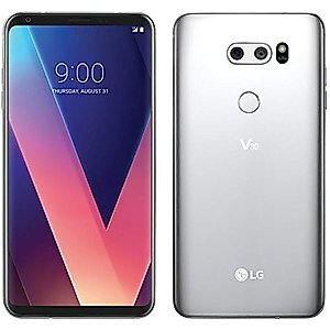 LG - V30 64GB - Cloud Silver (Verizon) (Renewed)
