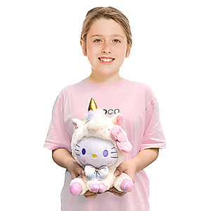 Kawaii Plush Dolls,Cute Plush Dolls,Cartoon Stuffed Animals Plush Toy Anime Kawaii Cute Soft Plushie Appease Girls Doll Toys Gifts (D)