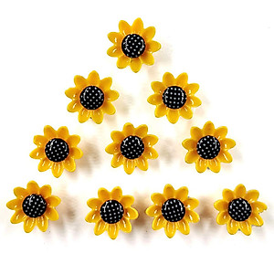 10pc Sunflower Fridge Magnets Refrigerator Decoration Magnetic Message Home Decor Kitchen Accessories