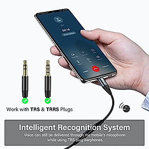 USB C to 3.5mm Audio Adapter, USB Type C Headphone Jack Adapter Hi-Fi DAC Chip, USB C to Female Aux Audio Dongle Cable Cord for Samsung Galaxy S22 S21 S20 Ultra Note 20 10 S10 S9 Plus, iPad Pro, Pixel