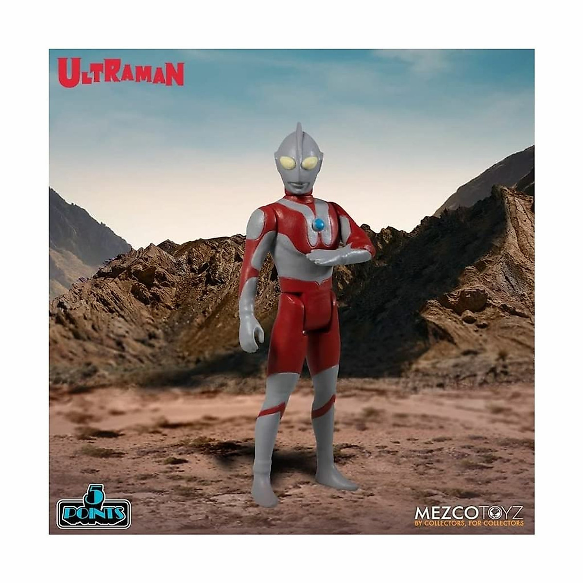 Mezco 5 Points Ultraman & Red King Deluxe Action Figure Boxed Set