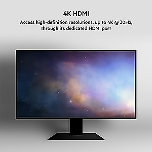 Belkin AVC007btSGY 5 in 1 USB-C Hub, 4K HDMI, 2 x USB3.0, SD/microSD Compatible with iPad/iPad Pro/iPad Mini/iPad Air/MacBook/MacBook Air/Android Tablets and More