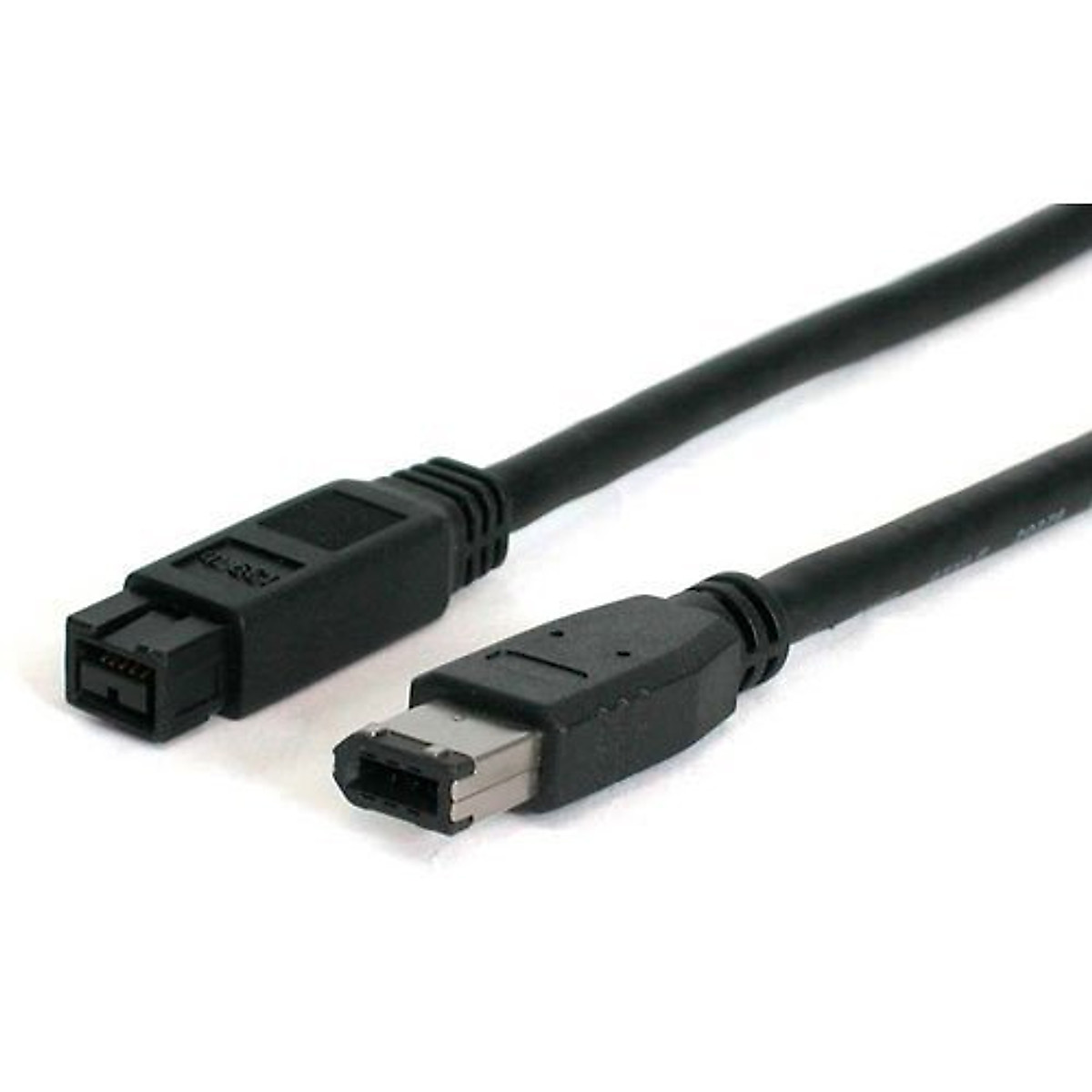 StarTech.com 6 ft IEEE-1394 Firewire Cable 9-6 M/M - IEEE 1394 Cable - 6 pin FireWire (M) to FireWire 800 (M) - 6 ft - Black - 1394_96_6