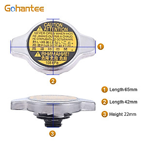 Radiator Cap Sub-Assembly Replace 16401-31520 replacement for Toyota Avalon Camry Echo Highlander Prius C Sequoia Sienna Solara Tundra Venza YarisLexus ES300h ES350 GS300 GS430 IS300 LS430 RX300 SC430