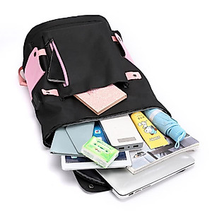 HedgeHog Cartoon Backpack 18 Inch Laptop Backpacks Casual Daypack Anime Bookbag Game Bags Travel Bag with USB Charging Port (S,Large)