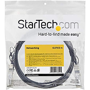 StarTech.com Dell EMC DAC-SFP-10G-2M Compatible Cable - 2 m - 10 GbE (DACSFP10G2M)
