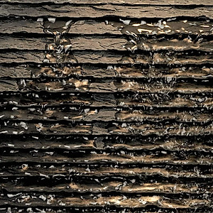 Water Ripple Japanese Zen Indoor Tabletop Fountain 17 1/4" High with Light Waterfalls Meditation Decor for Table Desk-Top Home Office Bedroom House Living Room Relaxation - John Timberland