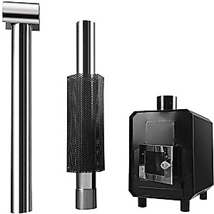 Canadian Redwood Cedar 6' Outdoor Wood-Fired Hot Tub Sauna Spa Bathtub Tub, with Paddle and Brown Vinyl Cover