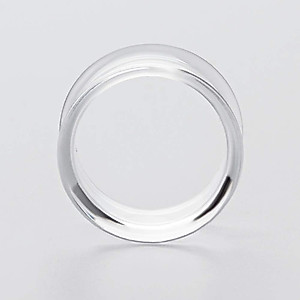 TBOSEN 3 Pairs UV Acrylic Double Flare Ear Gauges Tunnels Plugs Set Gauge Gauge 2g - 1 inch