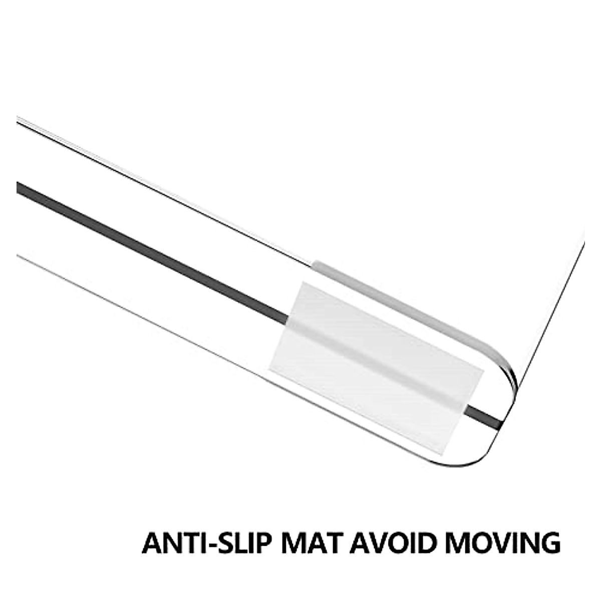 HBlife 6 Pack Clear Shelf Dividers, 12 Inches Tall Vertical Purse Organizer for Closet Perfect for Sweater, Shirts, Handbags in Bedroom and Kitchen, Adjustable Acrylic Bookshelf for Organization