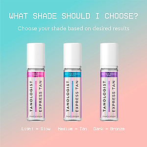 Tanologist Express Light Self Tan Mousse, 6.76 fl.oz/ 200 ml Bottle