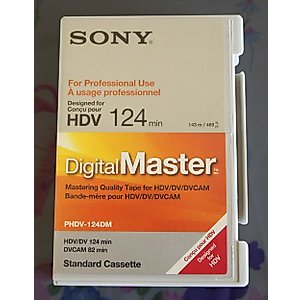 Lot of 10 Sony DigitalMaster PHDV-124DM HDV DVCAM Mastering Quality Tapes