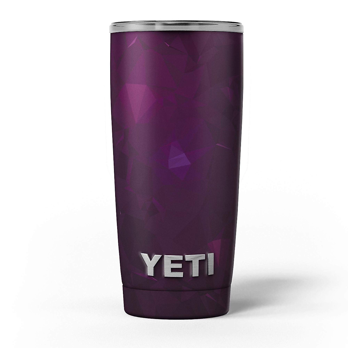 Design Skinz Dark Pink Geometric V16 - Skin Decal Vinyl Wrap Kit Compatible with The Yeti Rambler Cooler Tumbler Cups