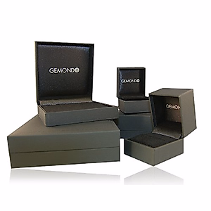 Gemondo USA Sterling Silver 925 7x5mm Octagon Mother of Pearl & Marcasite Art Deco Inspired Statement Ring